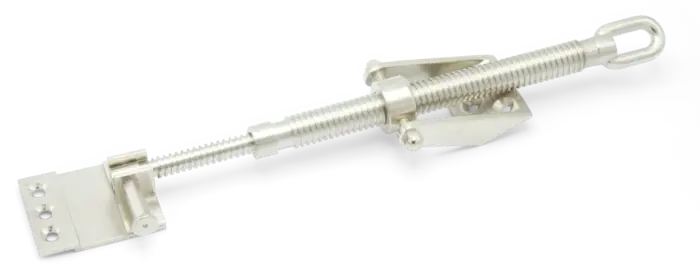 Long Telescopic Screwjack - Large Brackets - Satin Nickel